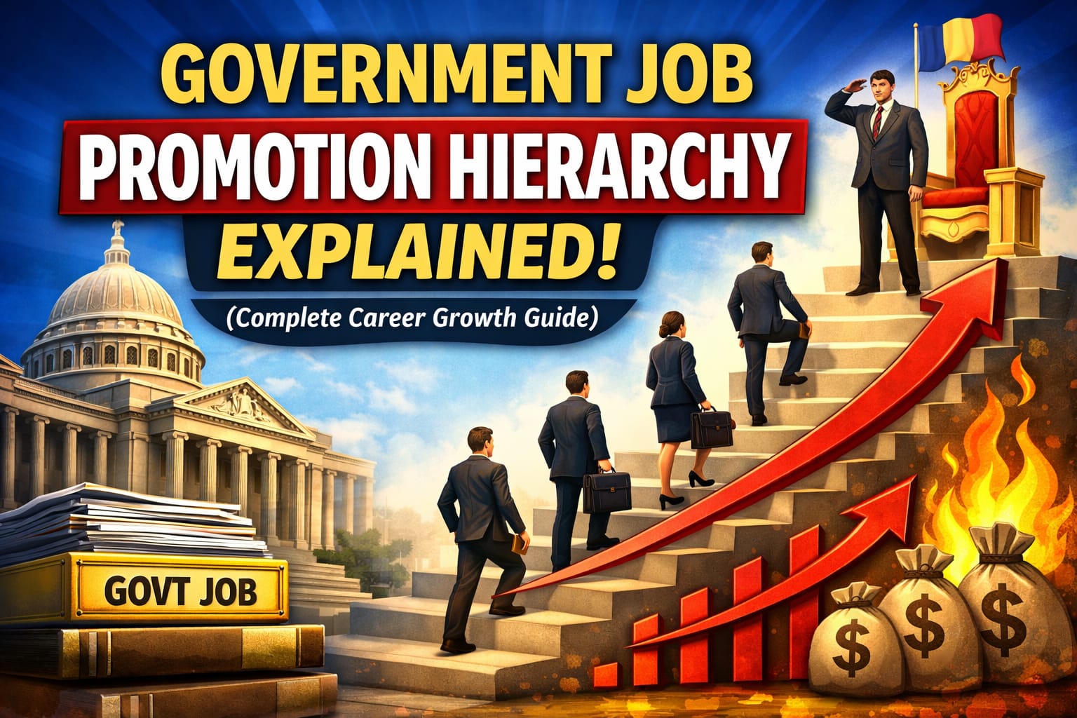Government Job Promotion Hierarchy Explained (2026 Guide) | Paper Adda
